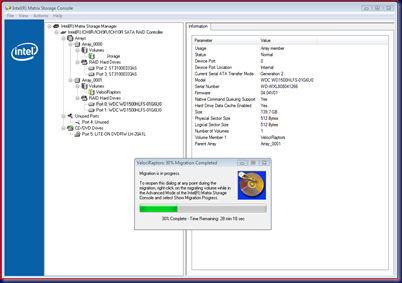 MPECS Inc. Blog: Intel On-Board RAID 1 Failed Array Member Replacement ...